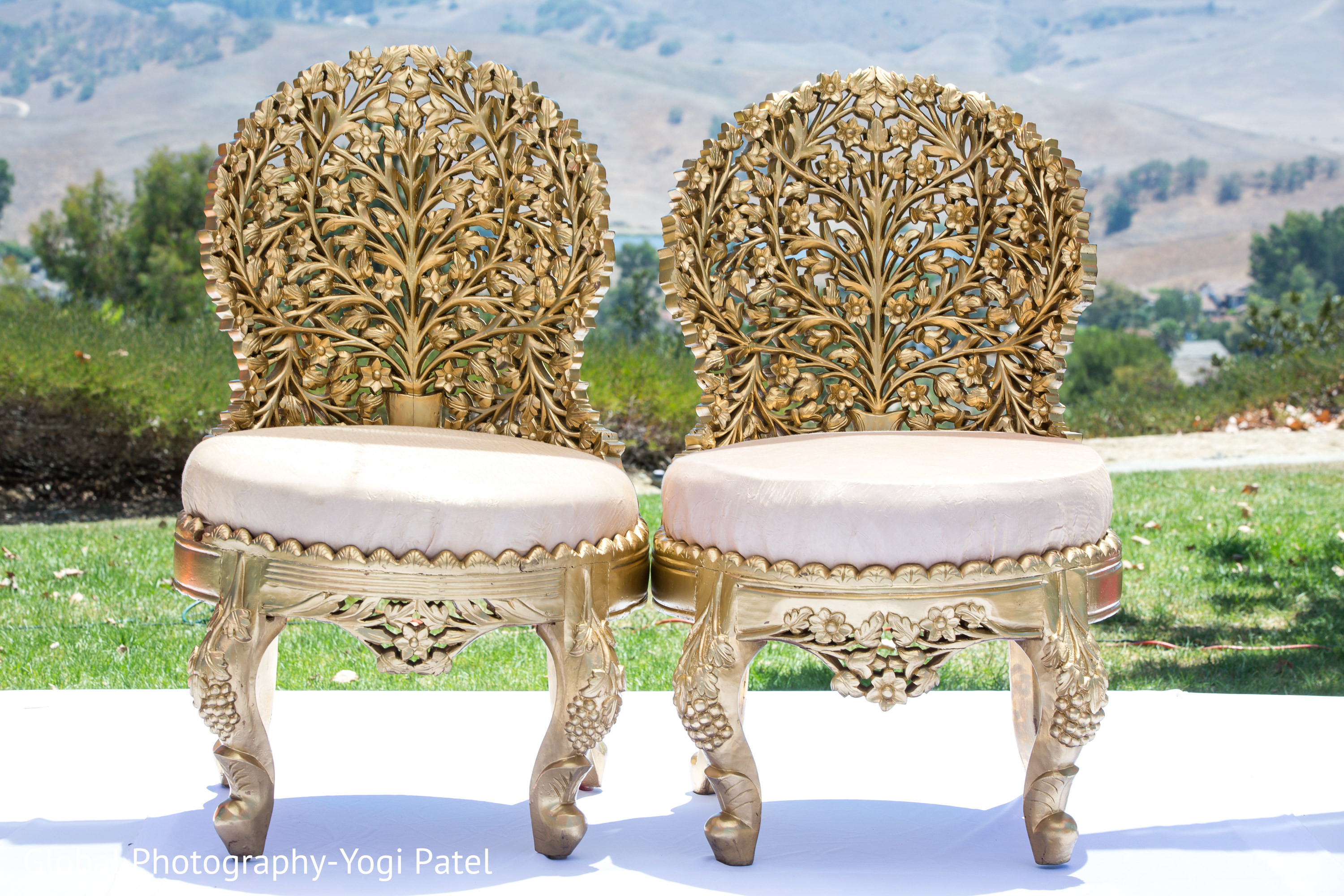 Exquisite Indian wedding ceremony seats. | Photo 122233