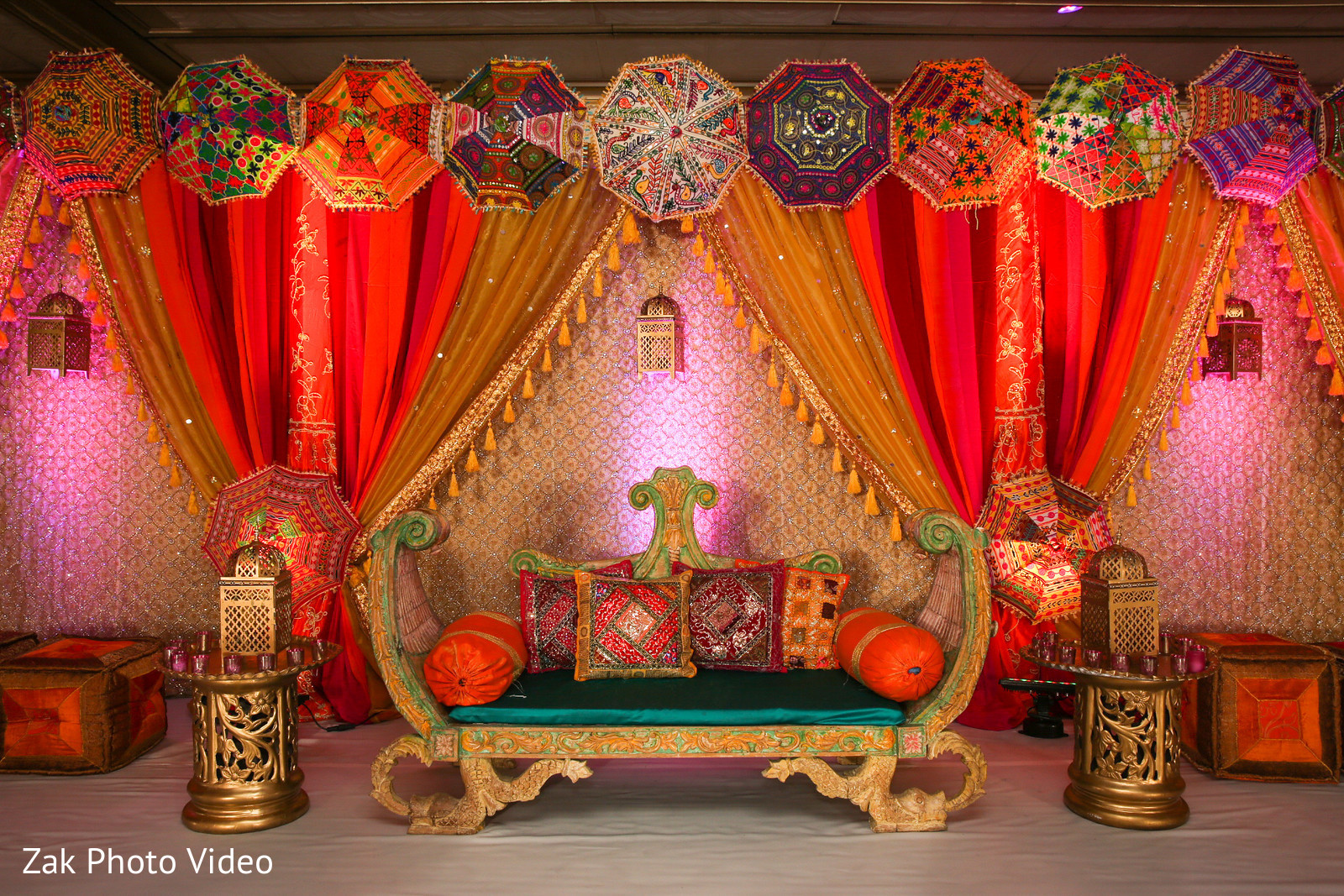 Whimsical Walima stage. | Photo 126196