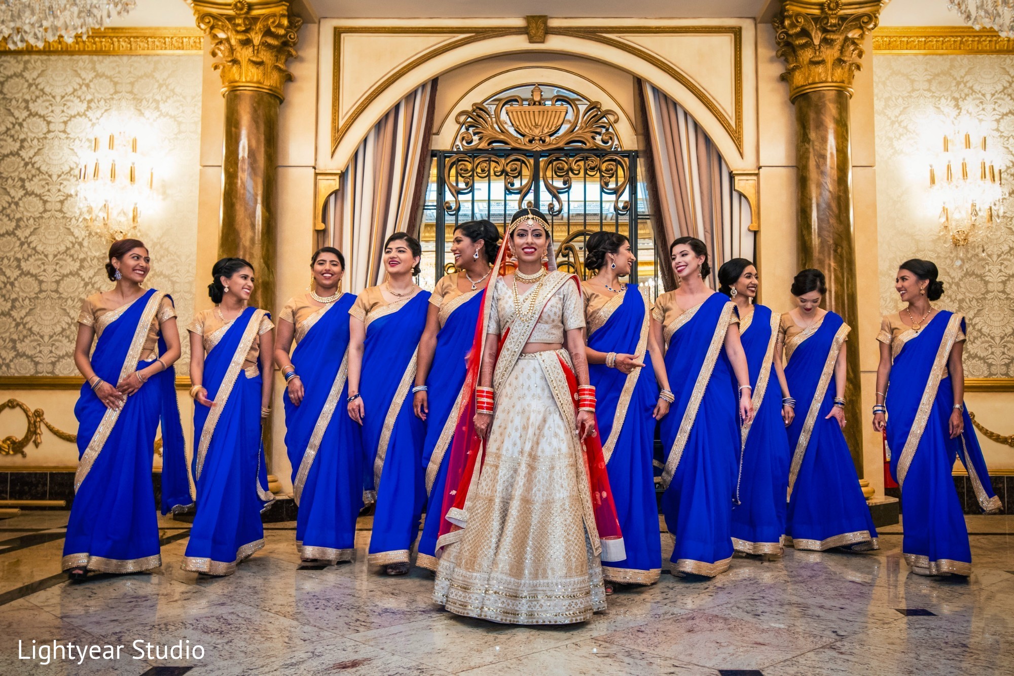 Glamorous Indian bridal party. | Photo 126511