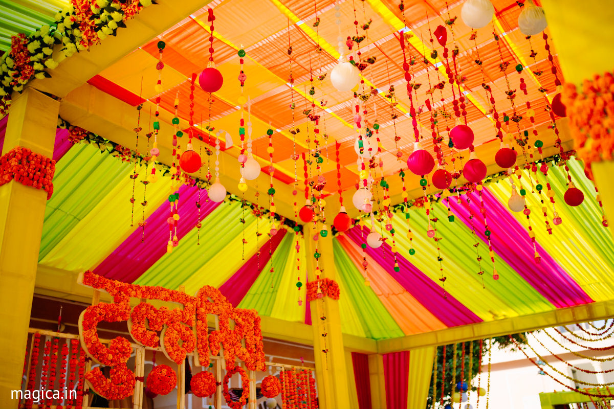 Marvelous haldi decor | Photo 147927