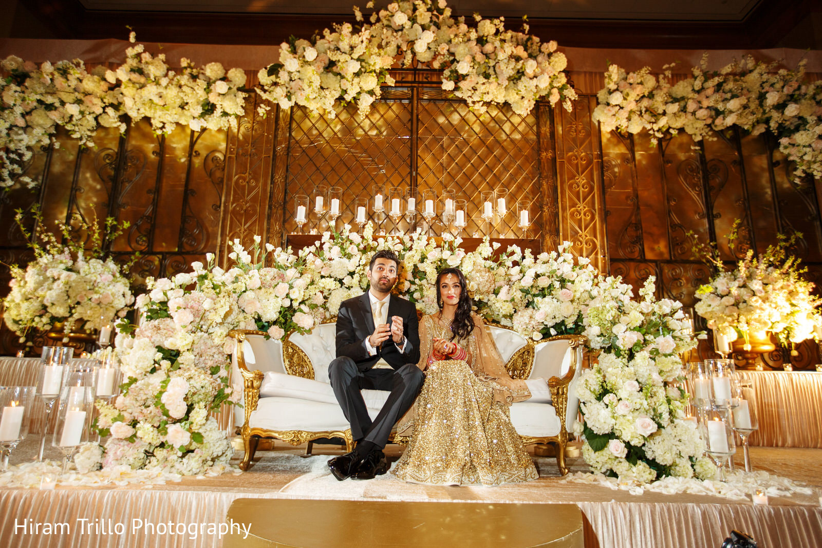 Indian wedding lush reception. | Photo 150472