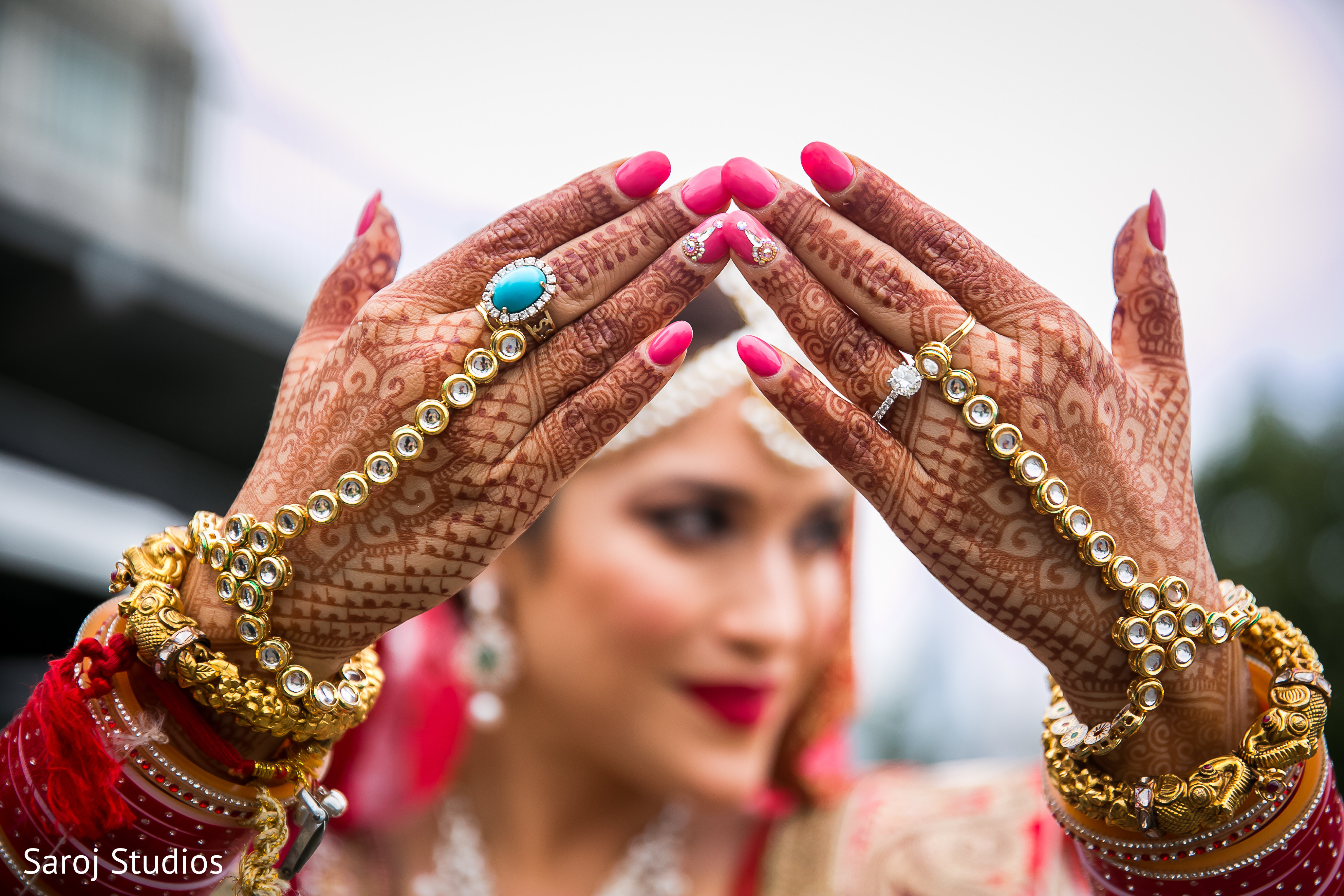 Astonishing Indian bride's mehndi art. | Photo 168602