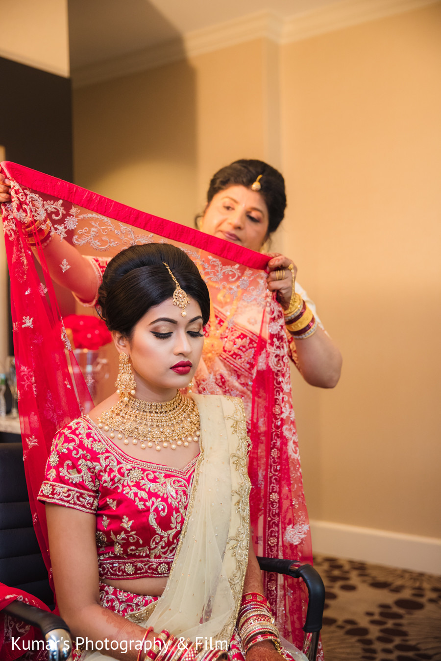 Don't miss this indian beauty getting ready for her wedding day ...