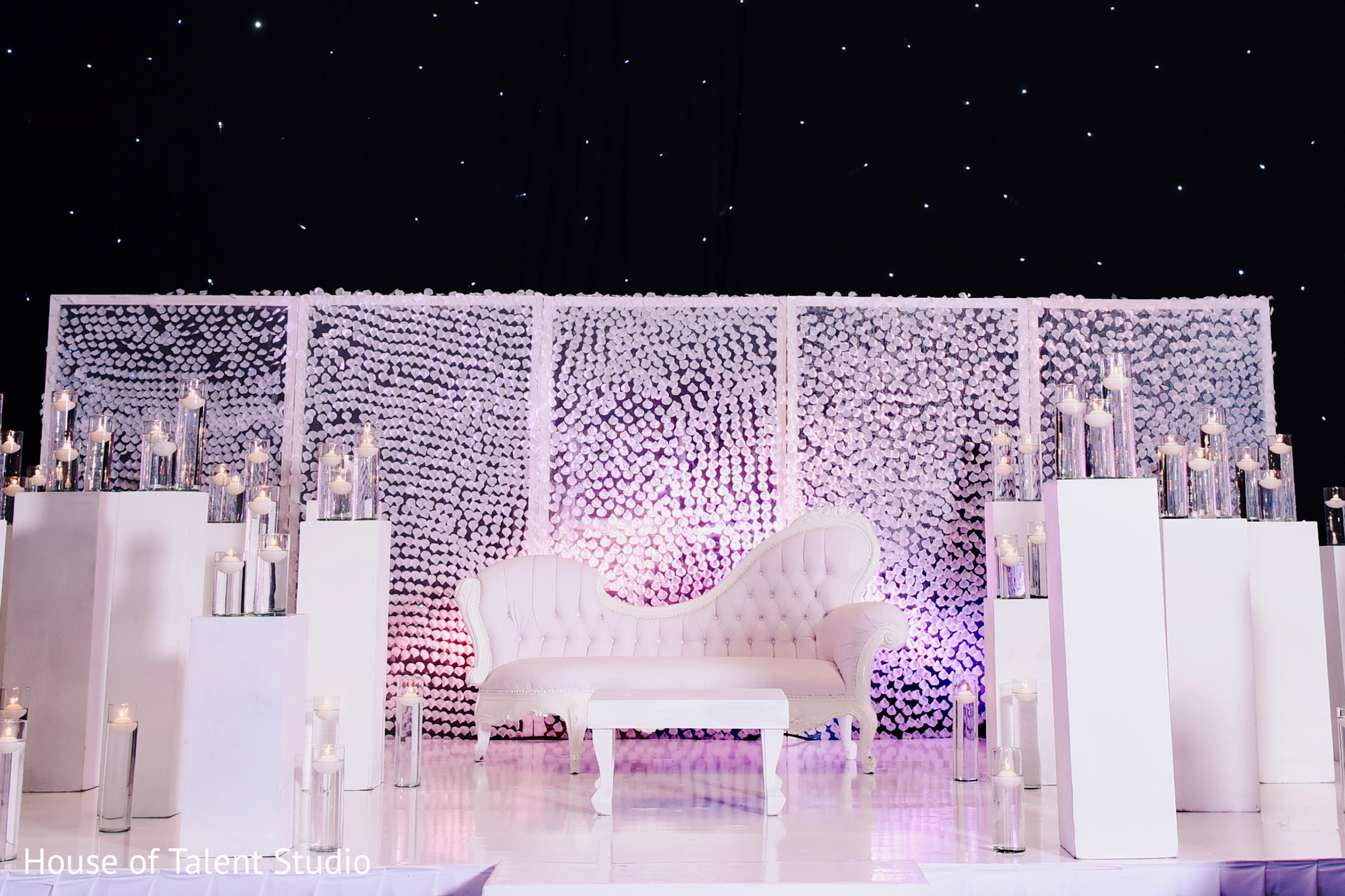 Dreamy reception stage decor | Photo 173349