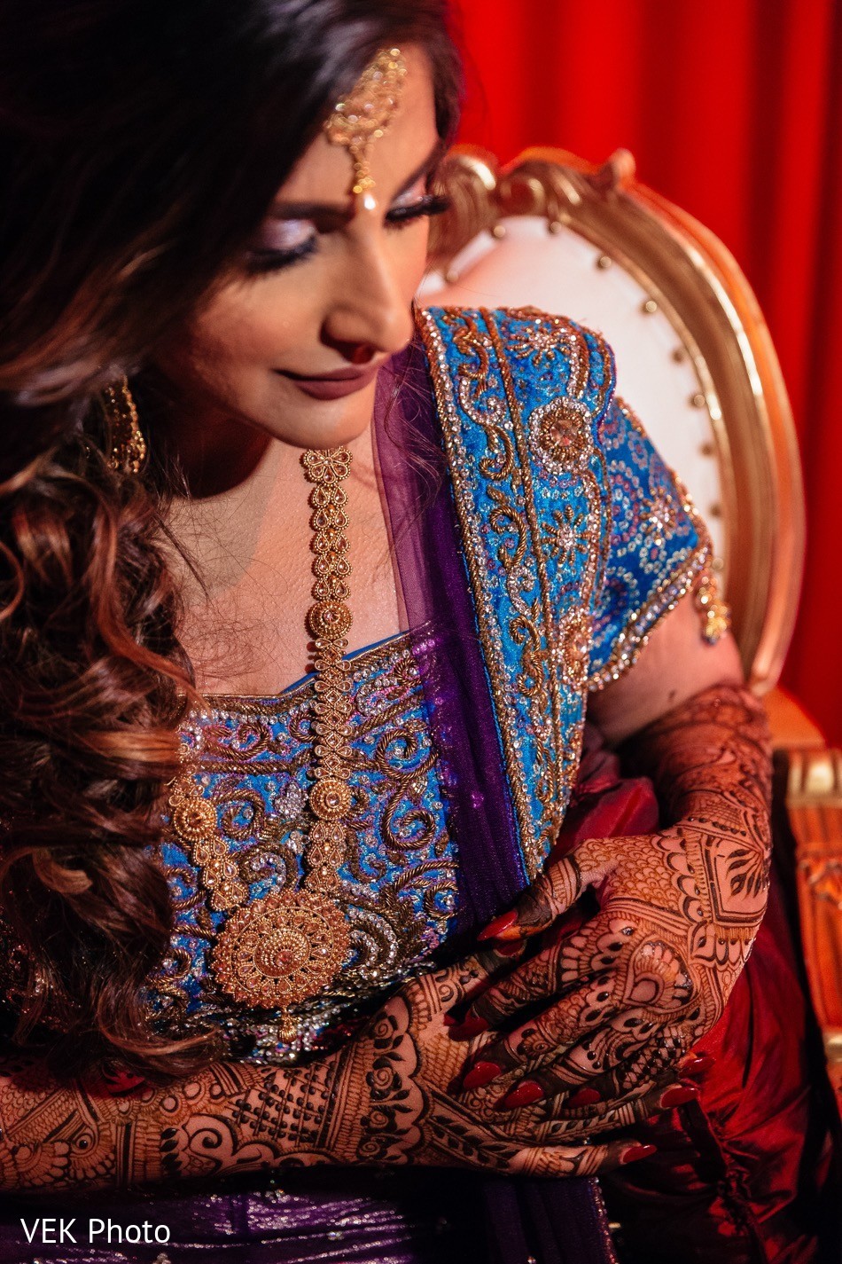 Fantastic shot of the maharani's mehndi design. | Photo 187888