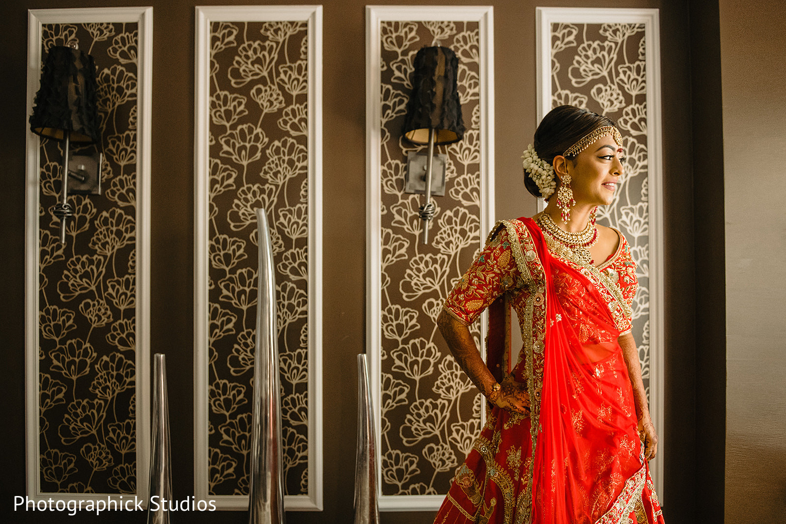 Adorable Indian bride ready for wedding ceremony. | Photo 192733