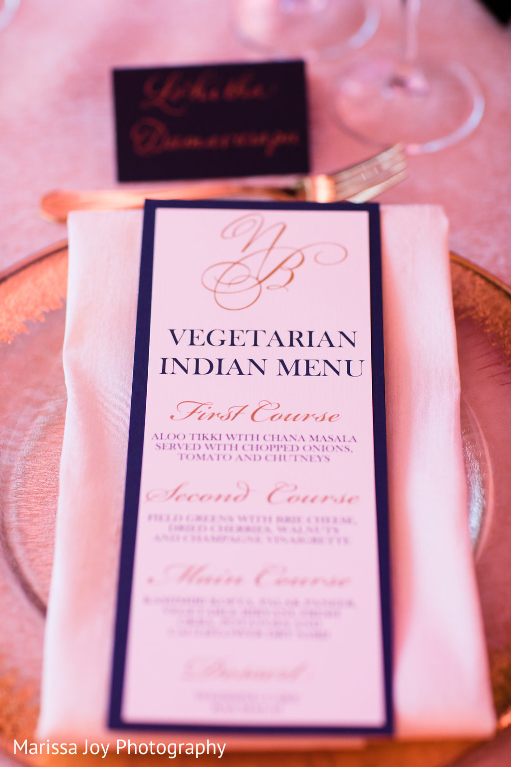 Close up shot of the Indian wedding menu offered to the guest | Photo ...