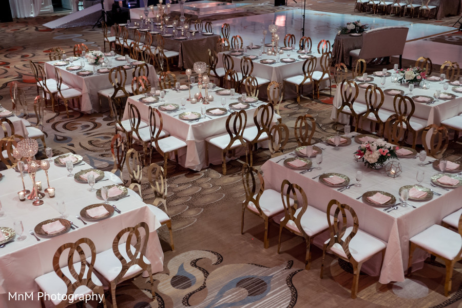 Indian wedding reception table setup. | Photo 196360