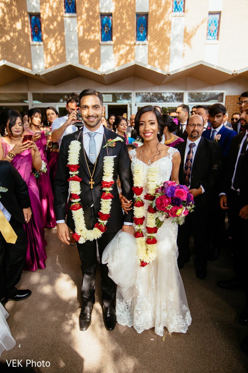 Stunning portrait of Indian couple after the Christian ceremony | Photo 202563