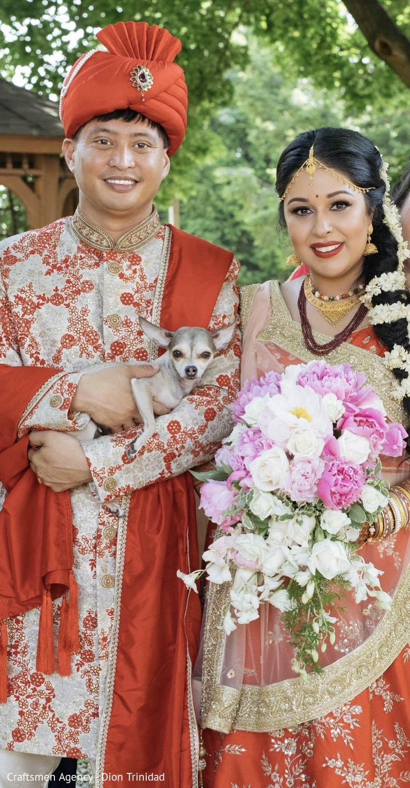 See this amazing Indian newlyweds posing with their pet | Photo 210369