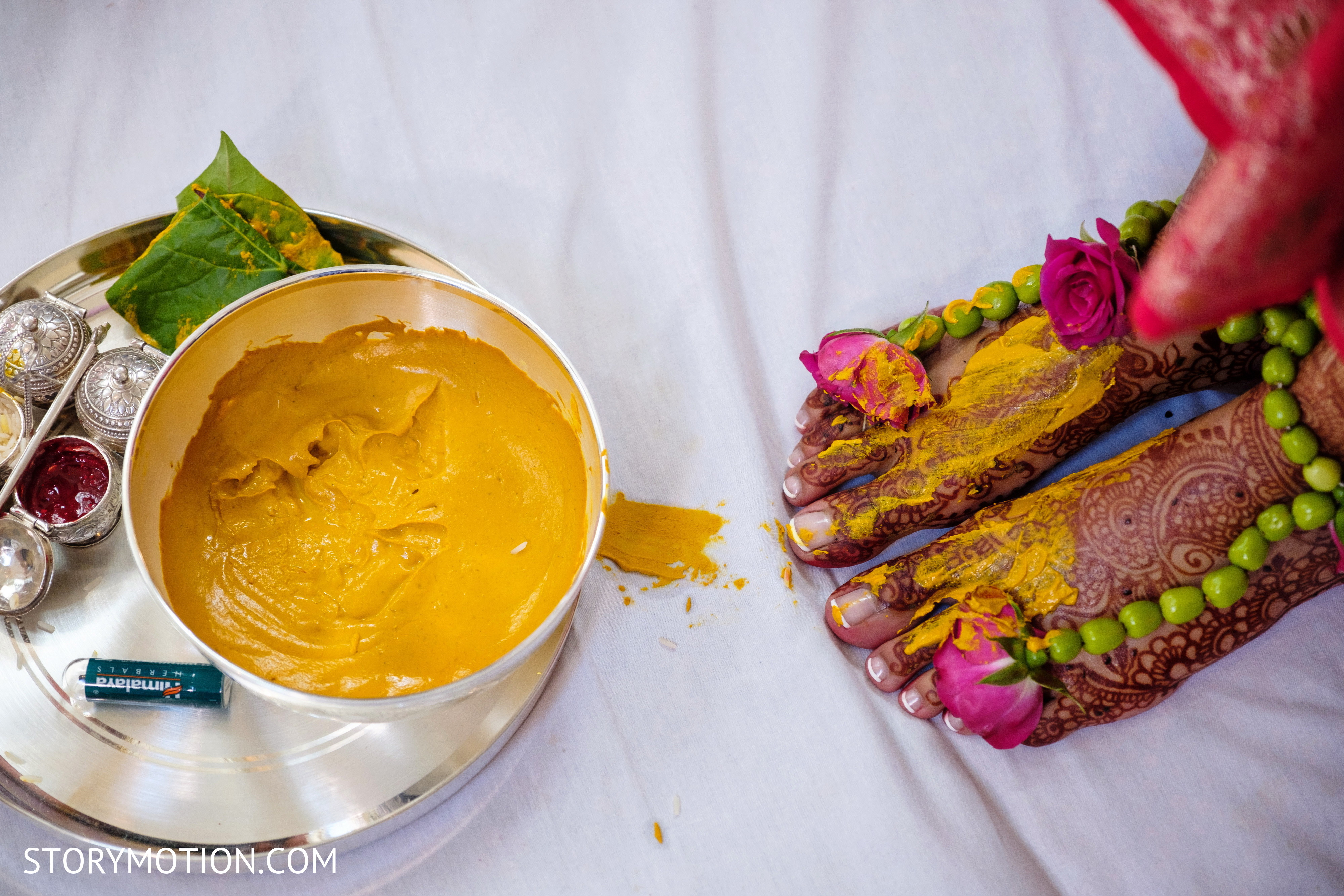 Turmeric paste for the haldi ceremony. | Photo 215275