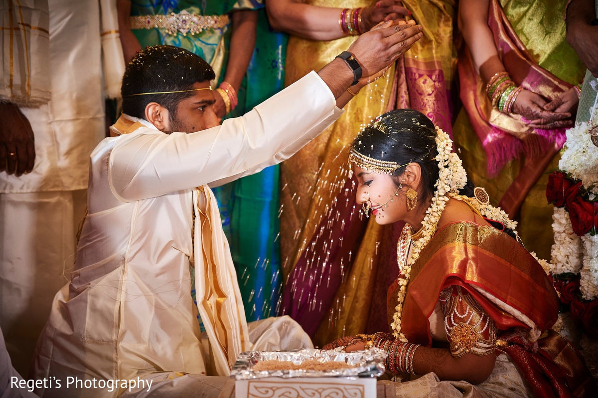See this traditional Indian couple's ceremony ritual. | Photo 220741