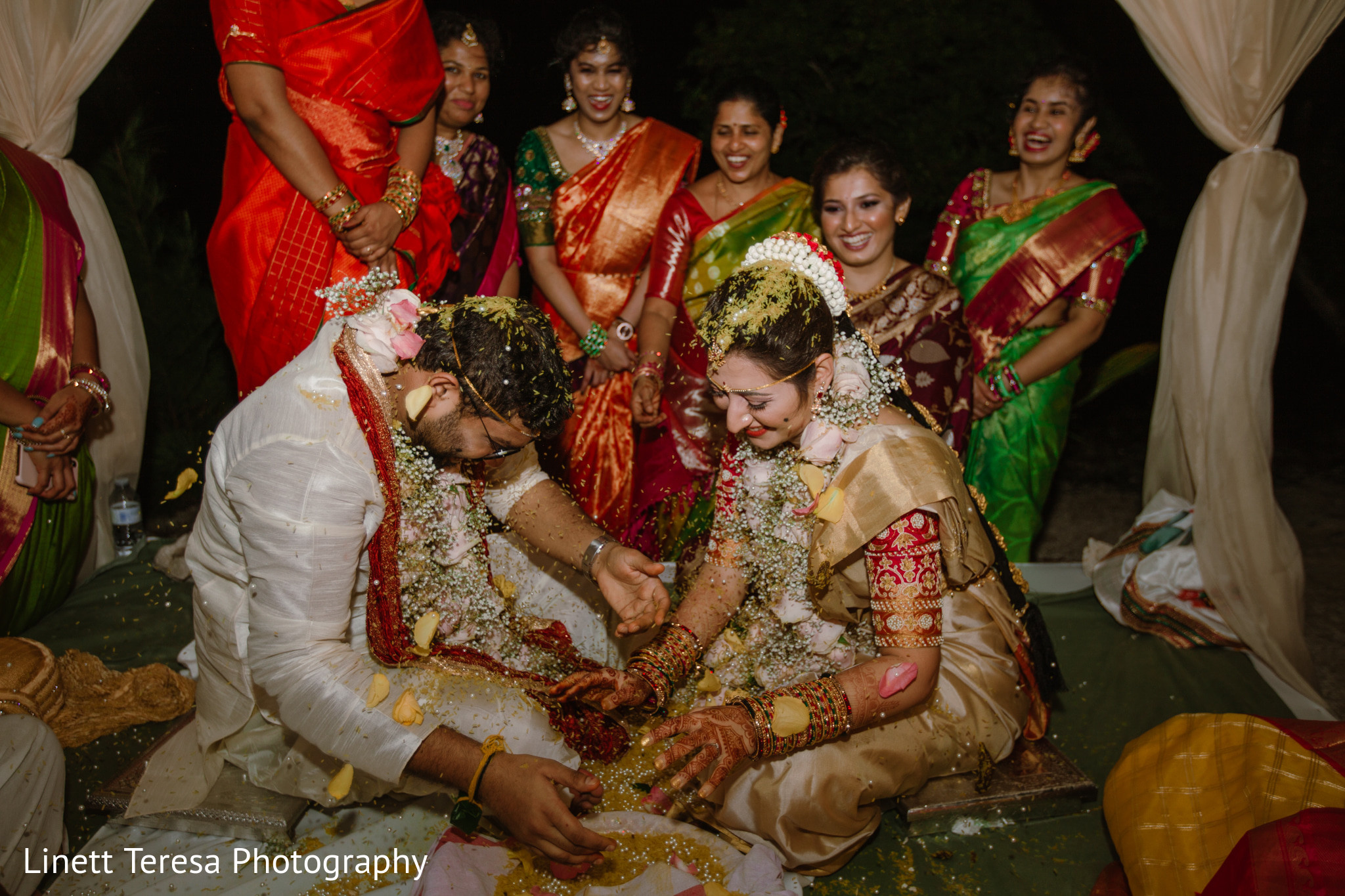 Showering of rice ritual photo. | Photo 238528