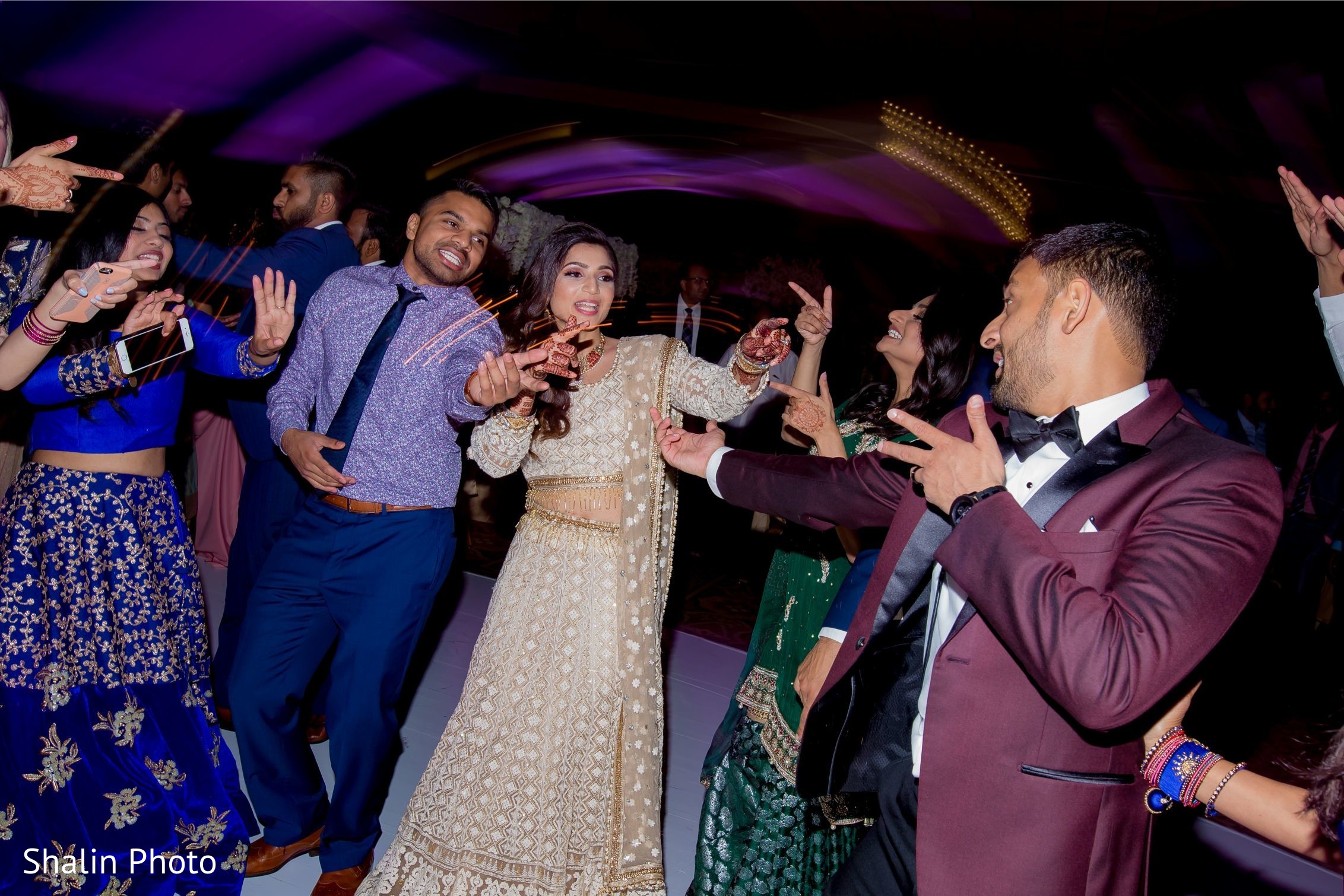Indian Couple dancing at reception party. | Photo 254532