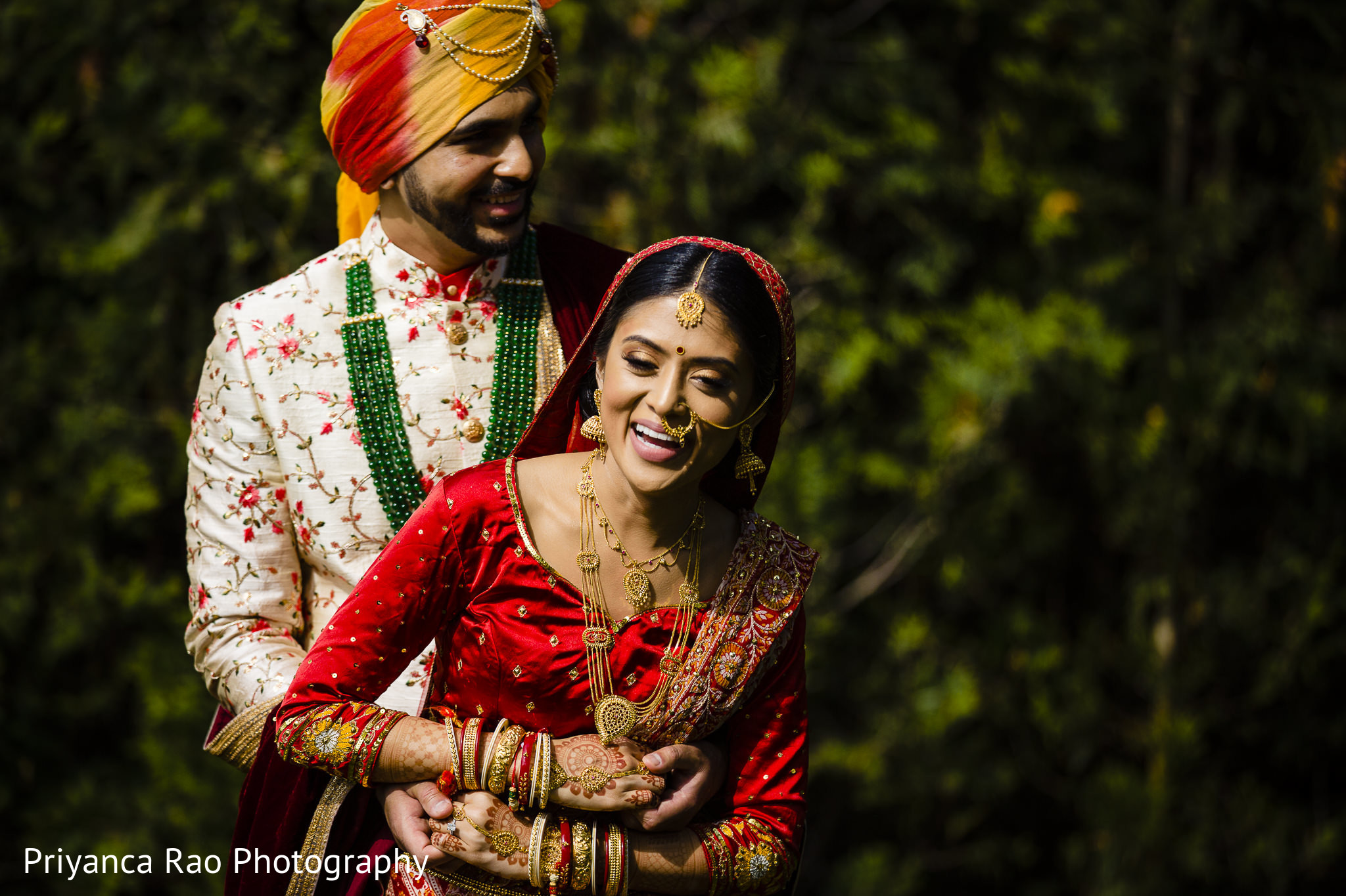 Indian bride and Indian groom having fun | Photo 261696