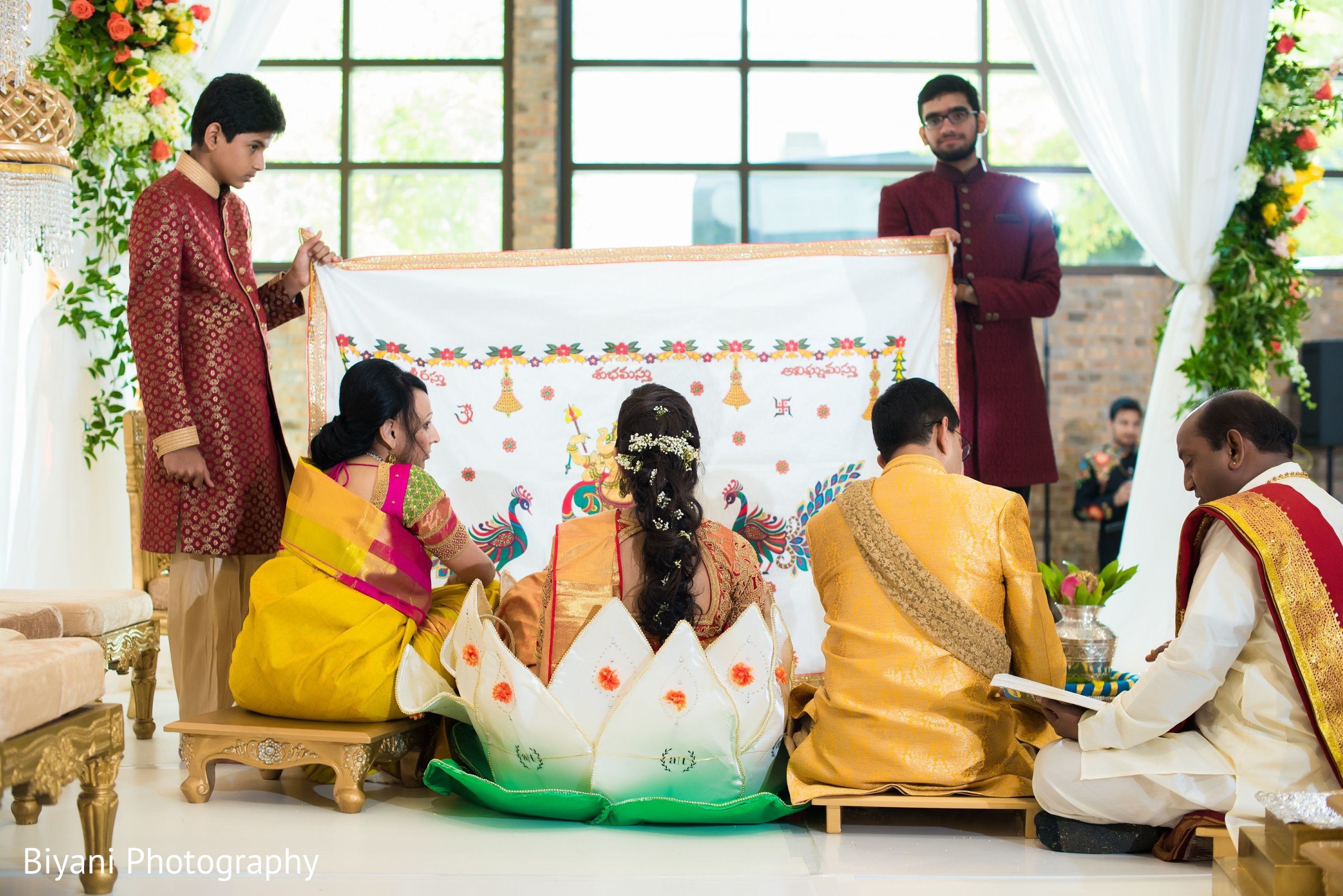 Indian groom covered with antarpat. | Photo 271926