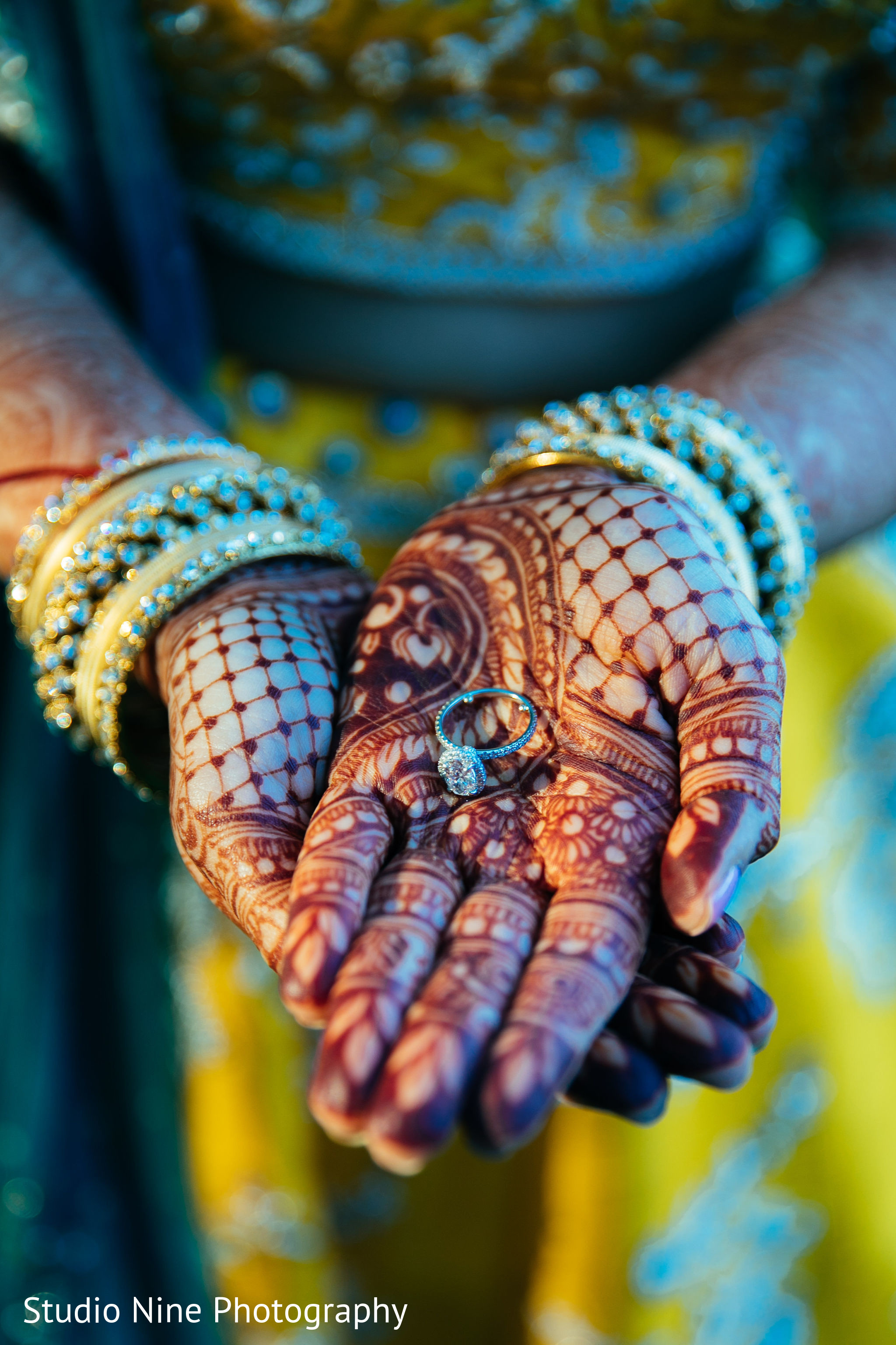 Maharani holding her engagement ring. | Photo 296144
