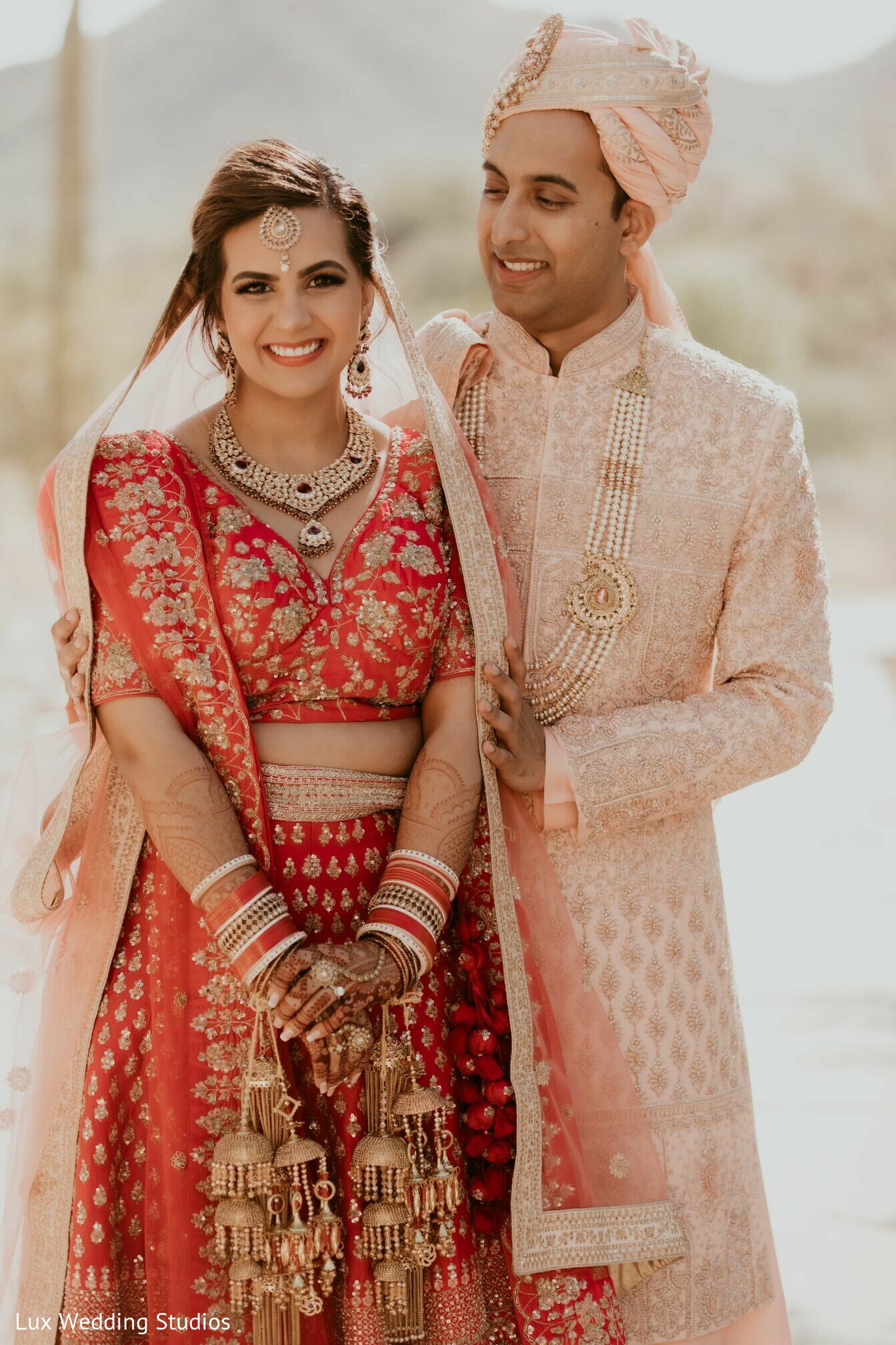 Amazingly heartfelt Indian bride and groom photo session. | Photo 327283