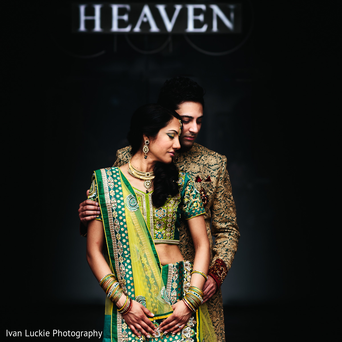 Look at this made in heaven indian engaged couple. | Photo 78998