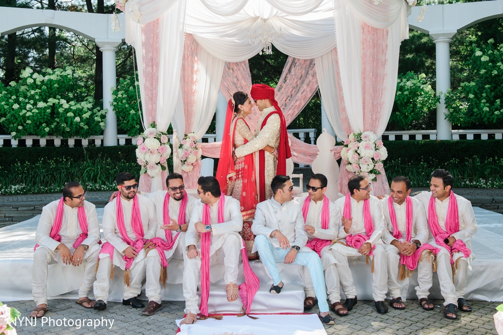 Groomsmen south asian wedding portrait, | Photo 83425