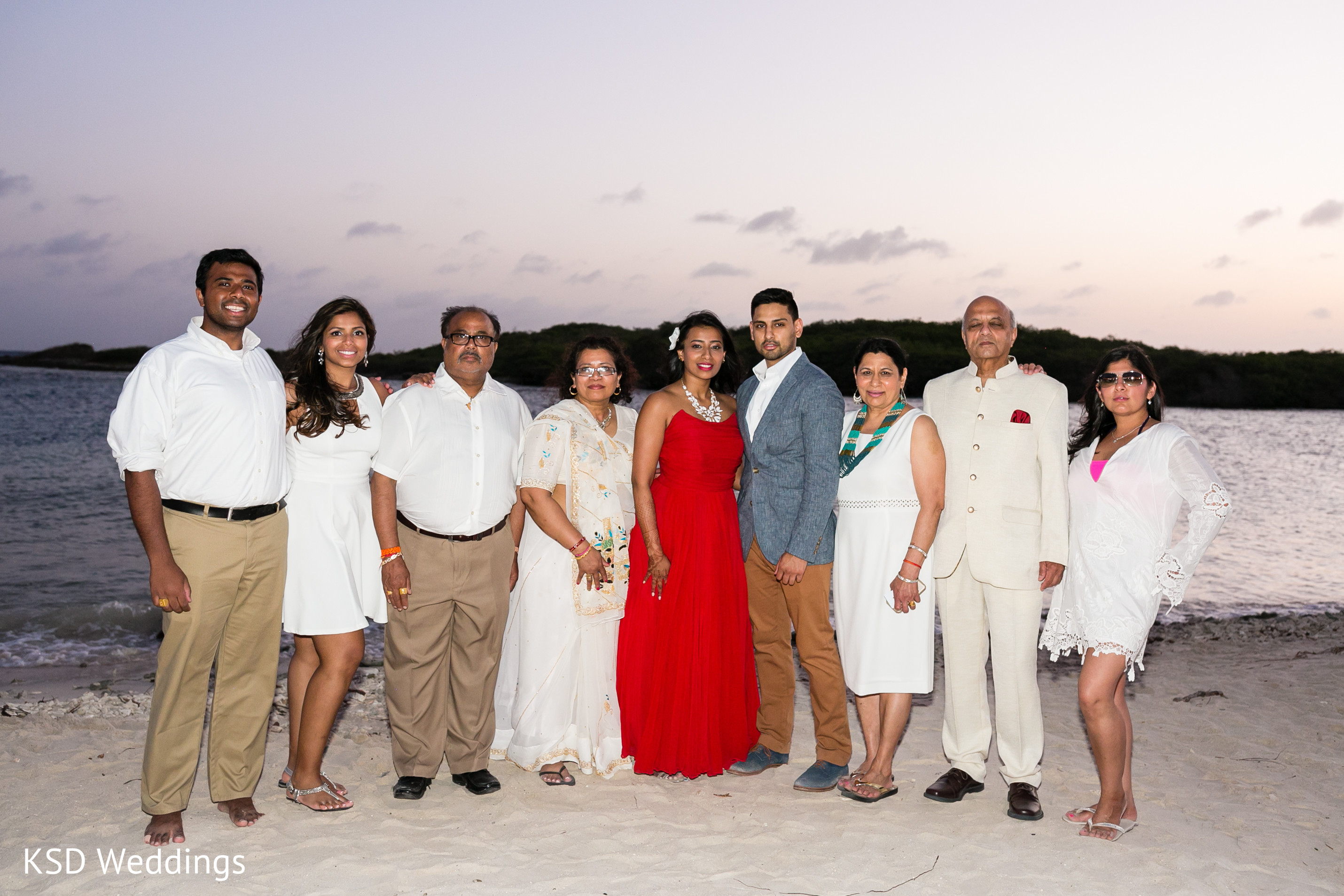 Indian destination wedding family portrait. | Photo 94424